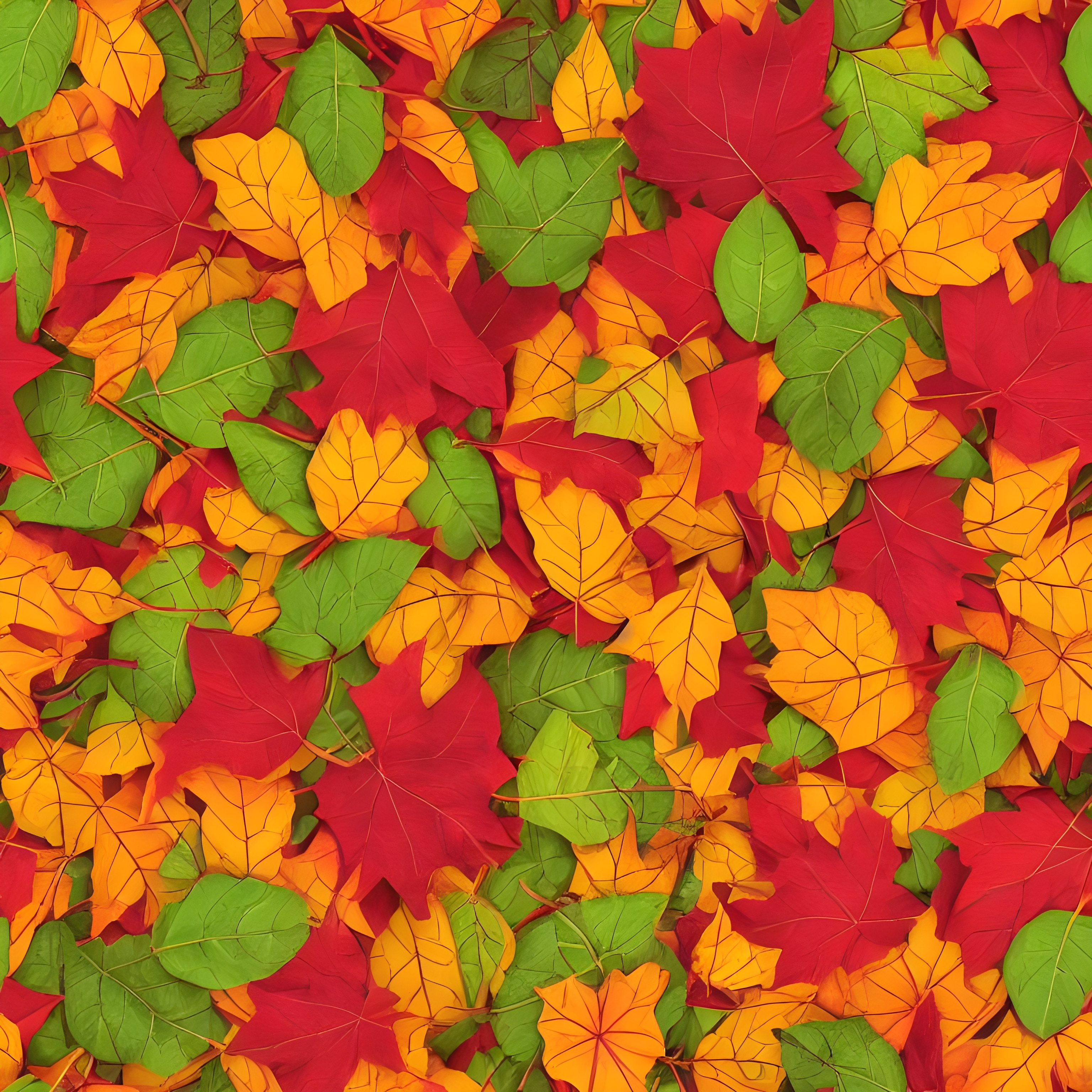 Autumn Theme 23 Digital Seamless Pattern, Illustration | Inspire Uplift