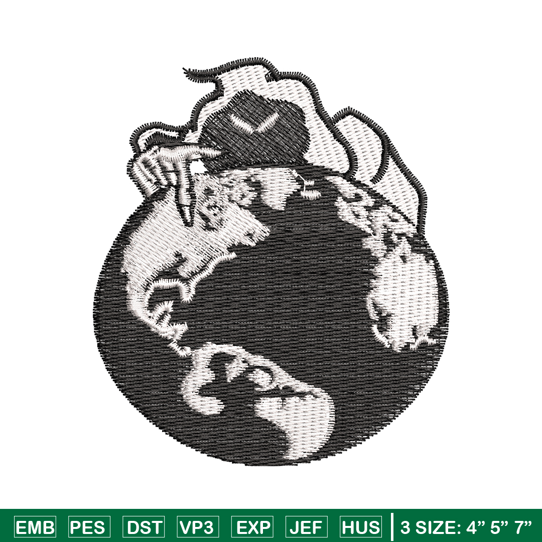 Devil world logo embroidery design, Devil world embroidery, | Inspire ...