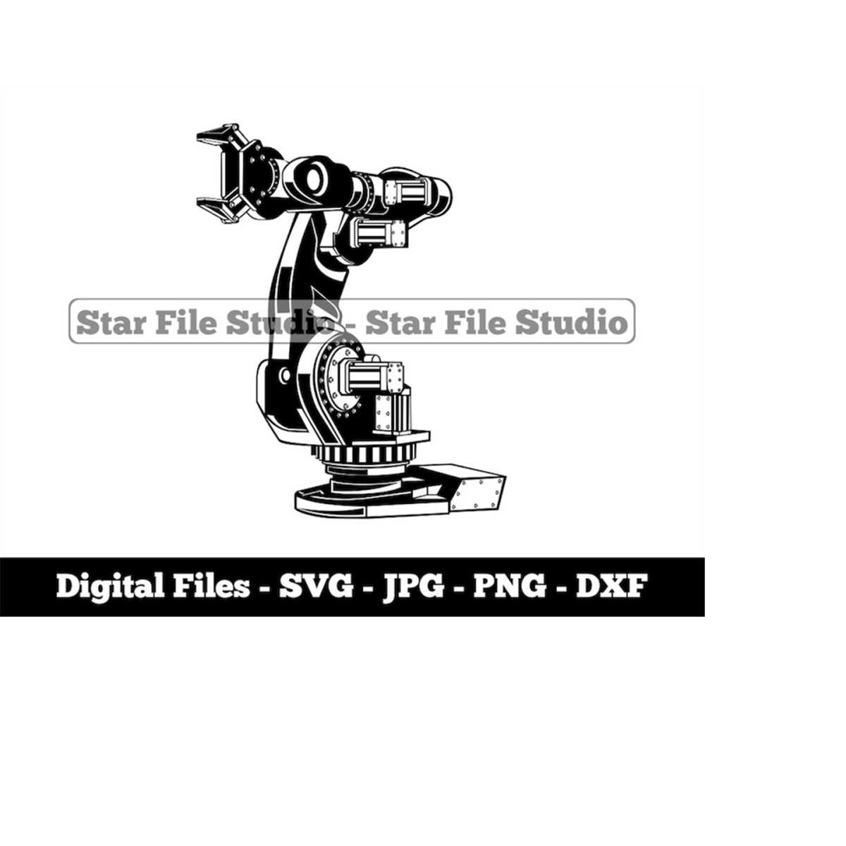 Robotic Arm 2 Svg, Robotic Arm Png, Robotic Arm Jpg, Robot S - Inspire ...