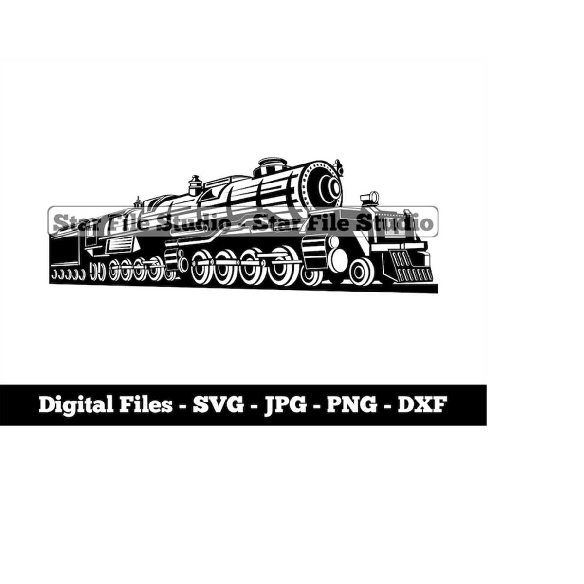 Steam Engine 3 Svg, Train Svg, Locomotive Svg, Railway Svg, | Inspire ...