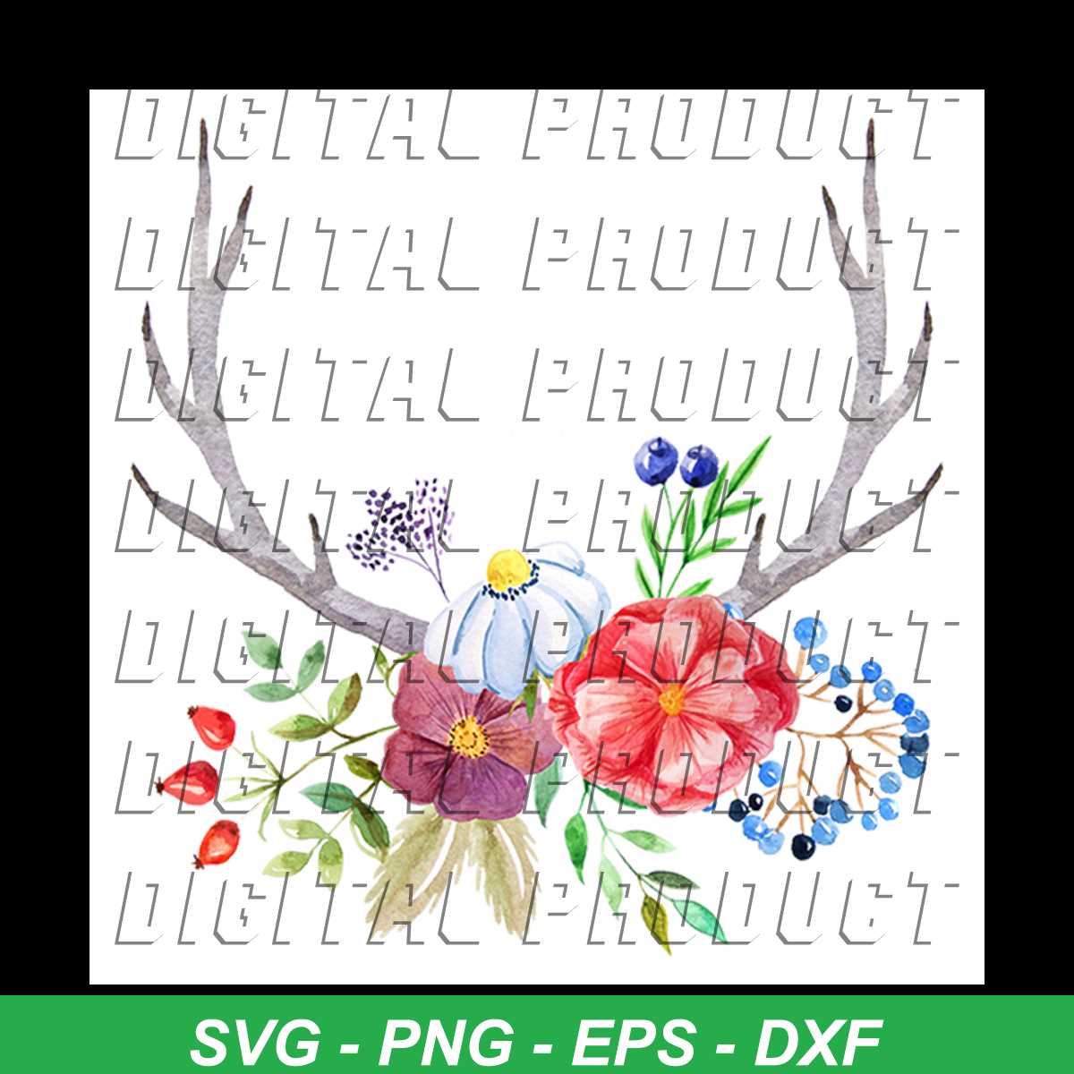 Boho Rustic Composition Perfect For Floral Svg, Flower Svg, | Inspire ...