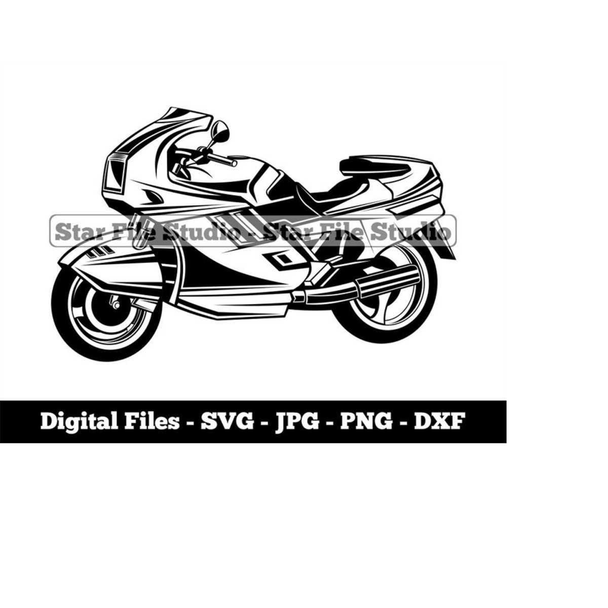 Motorcycle 4 Svg, Motorcycle Svg, Motorbike Svg, Motorcycle - Inspire ...