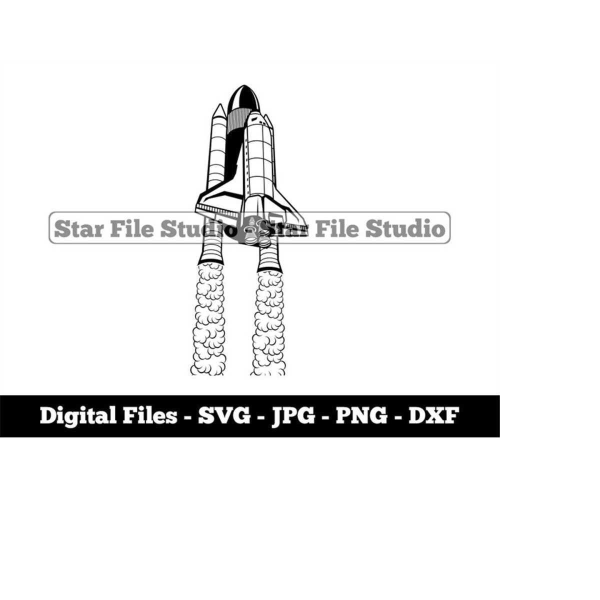 Space Shuttle 3 Svg, Space Exploration Svg, Spacecraft Svg, - Inspire ...