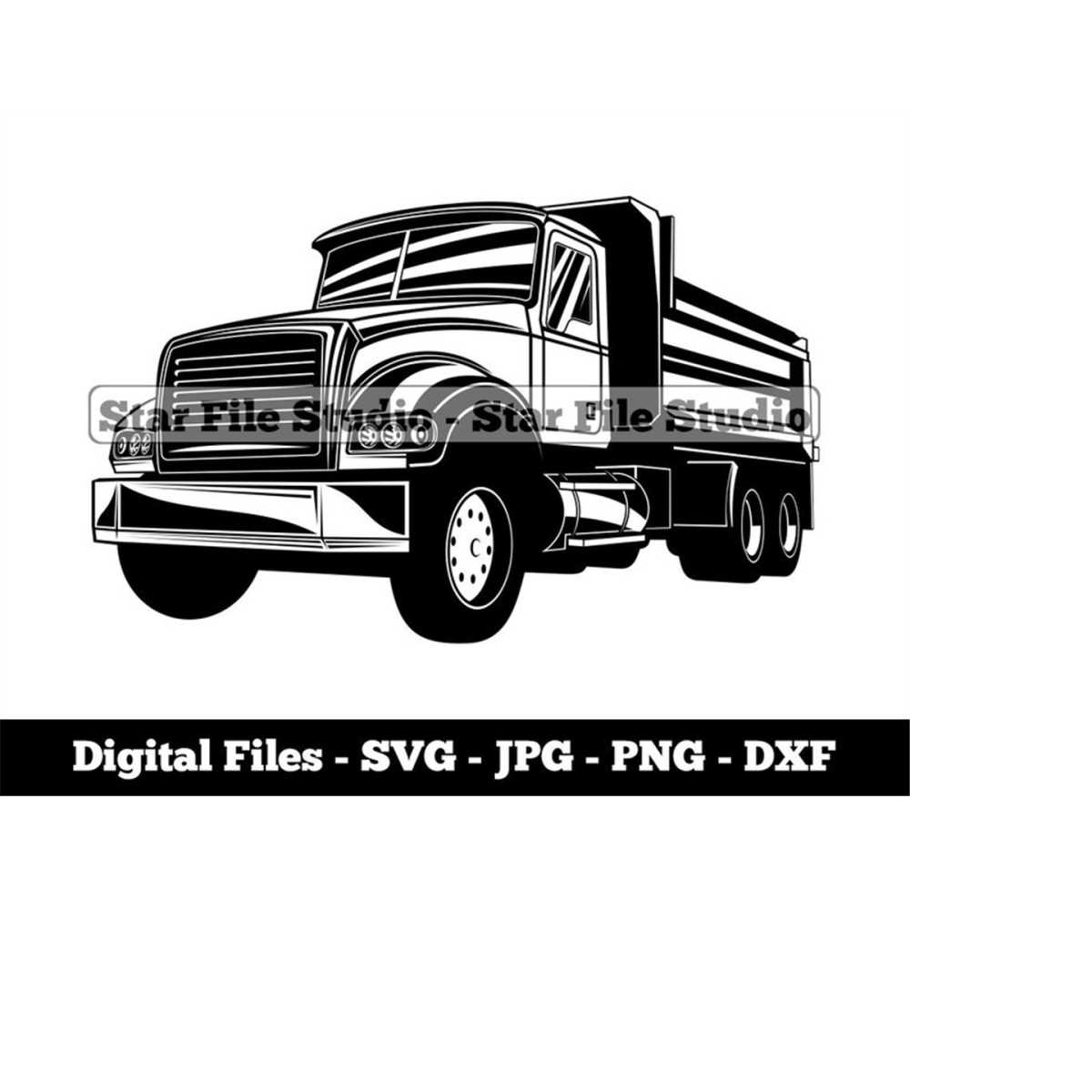 Dump Truck 2 Svg, Truck Svg, Trucker Svg, Trucking Svg, Dump - Inspire ...