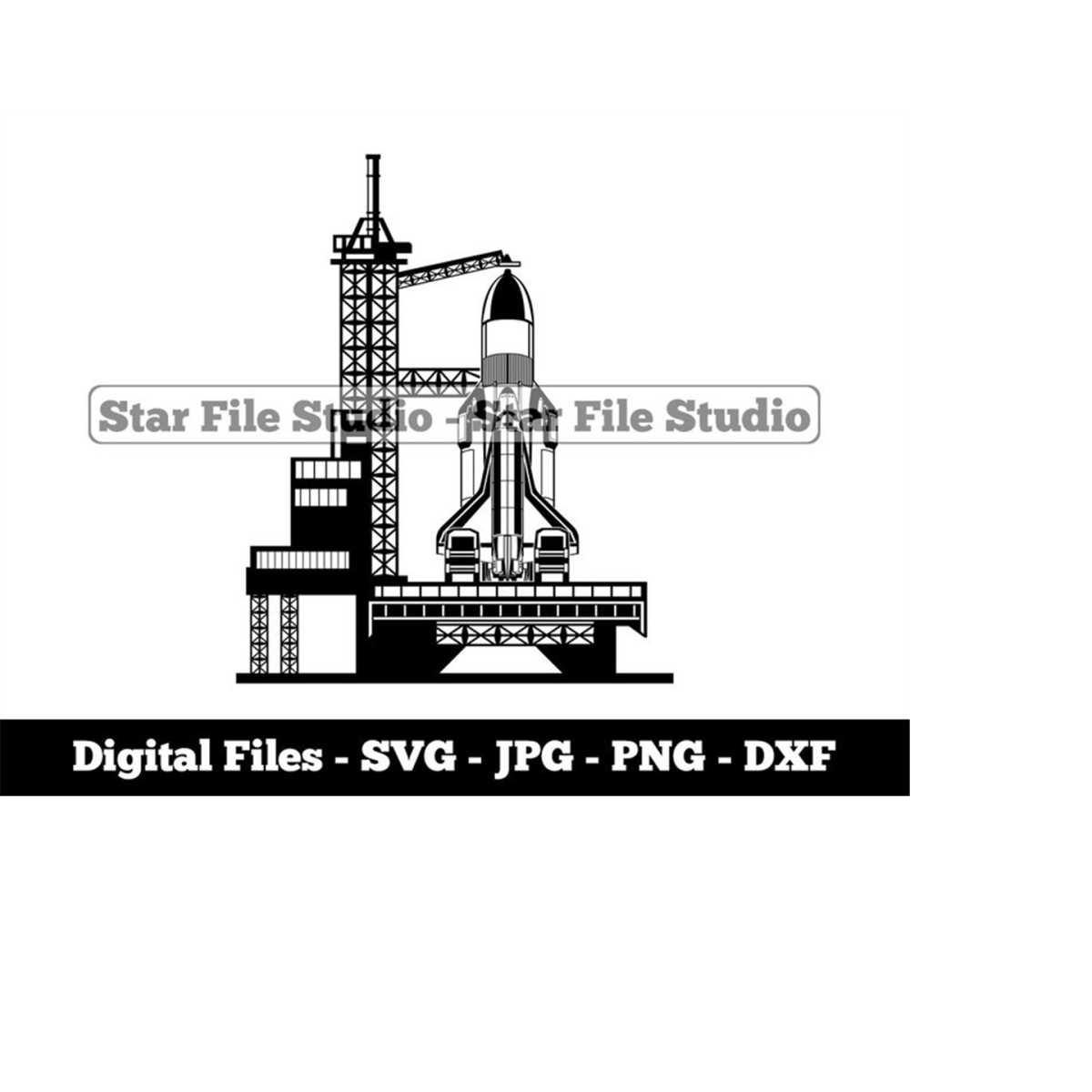 Spaceship Launchpad Svg, Rocketship Svg, Space Exploration S - Inspire ...