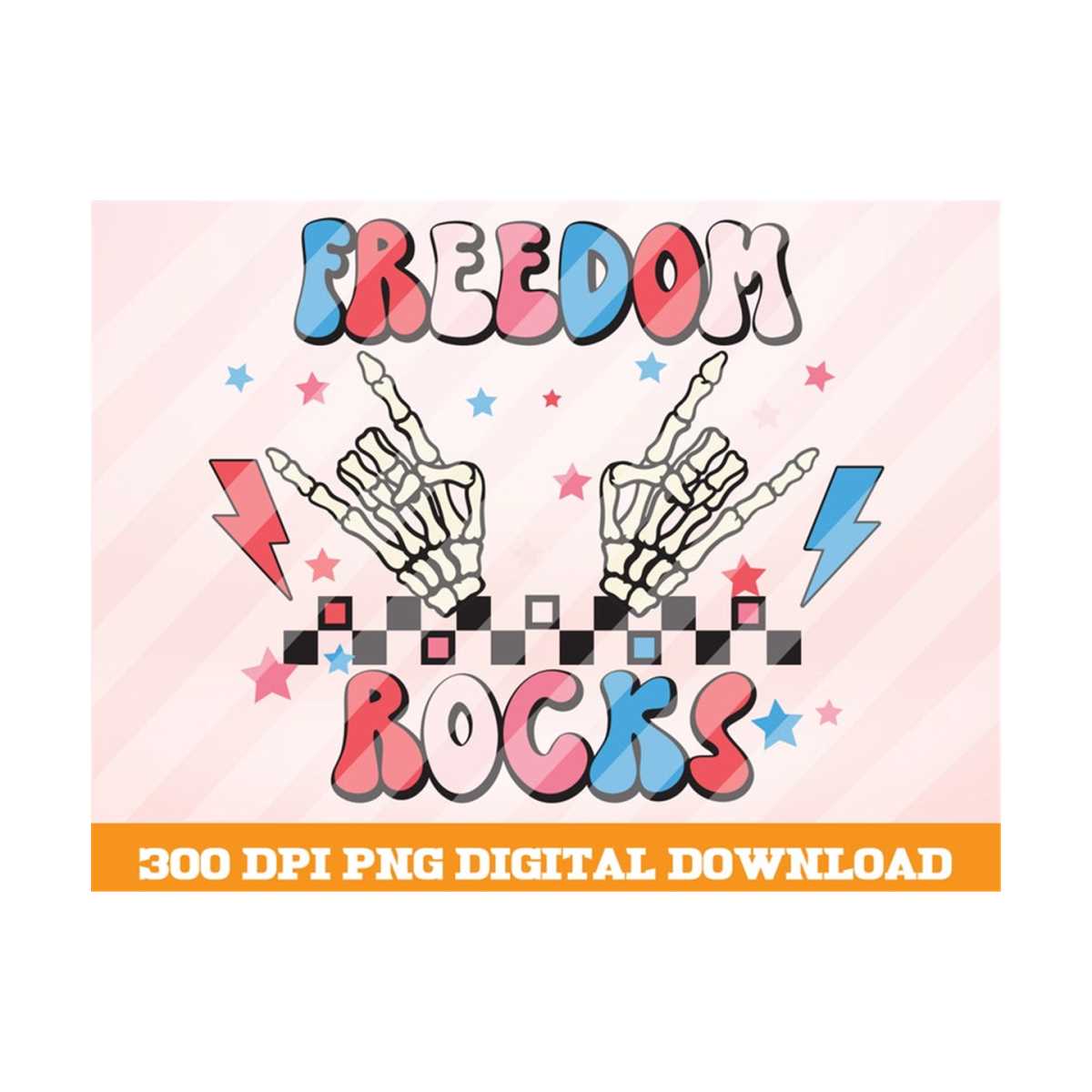 Freedom Rocks Png, Rocker Skeleton png, America designs , 4t | Inspire ...