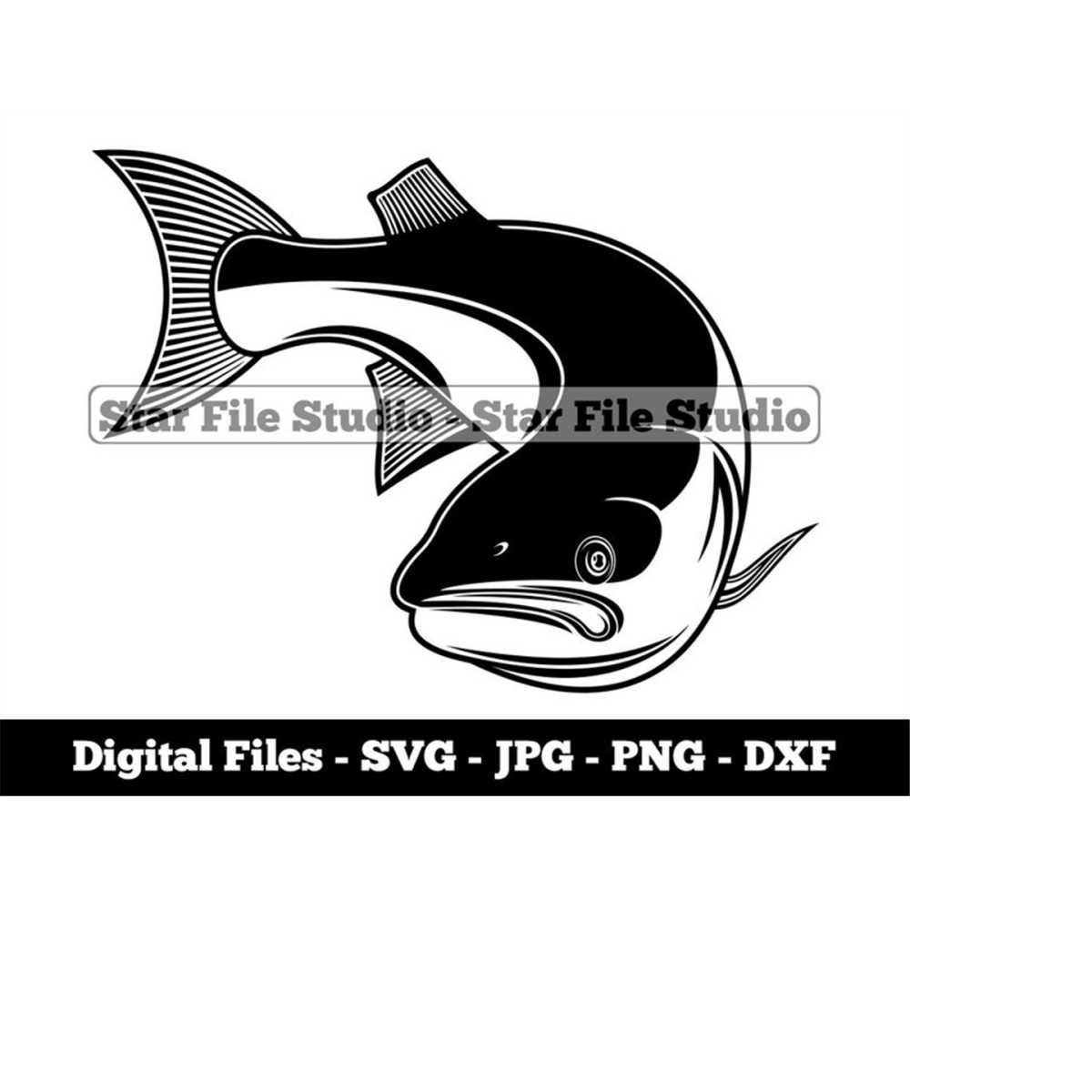 Salmon 3 Svg, Salmon Fishing Svg, Fishing Svg, Salmon Png, S | Inspire ...