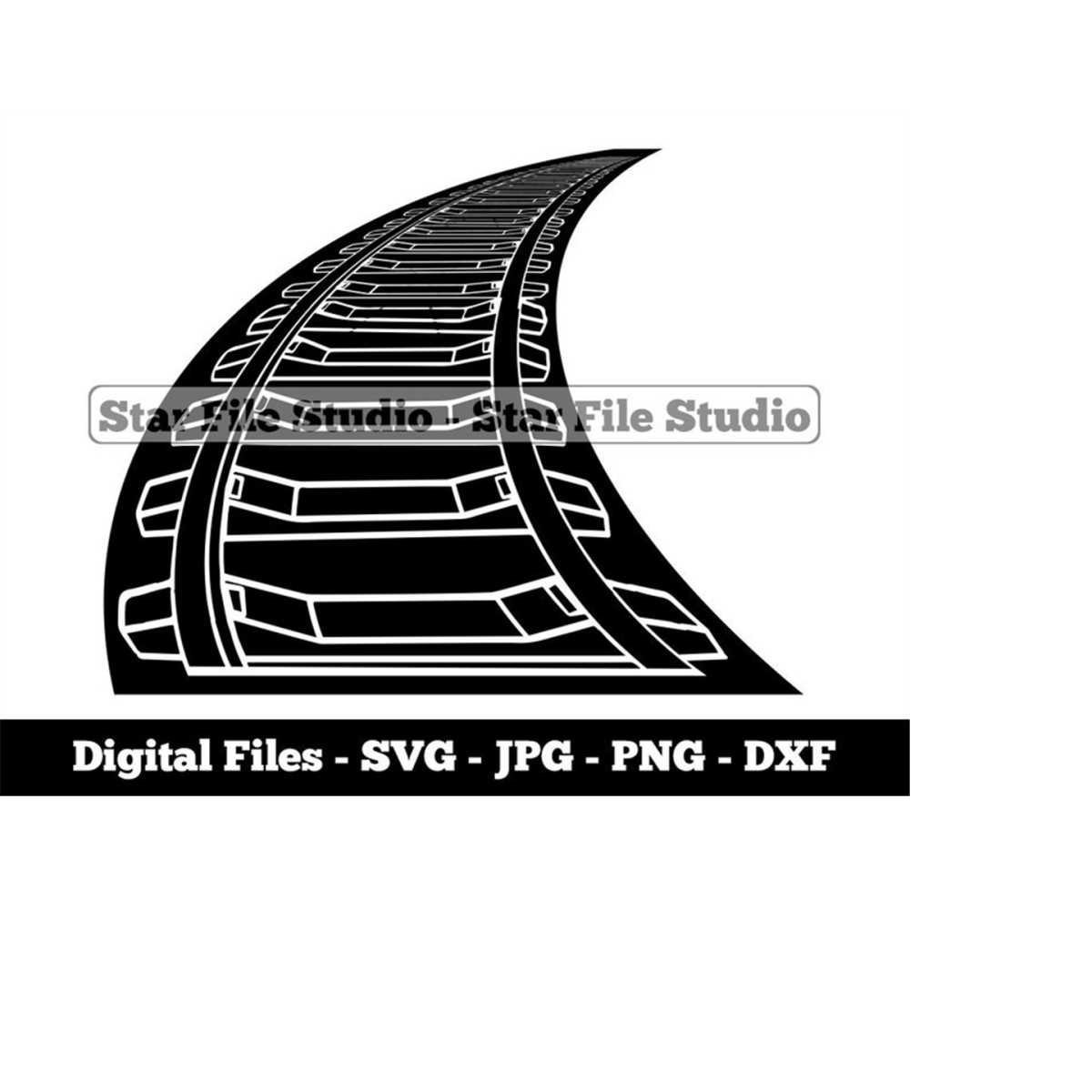 Railway Tracks 2 Svg, Railways Svg, Train Svg, Railways Png, | Inspire ...