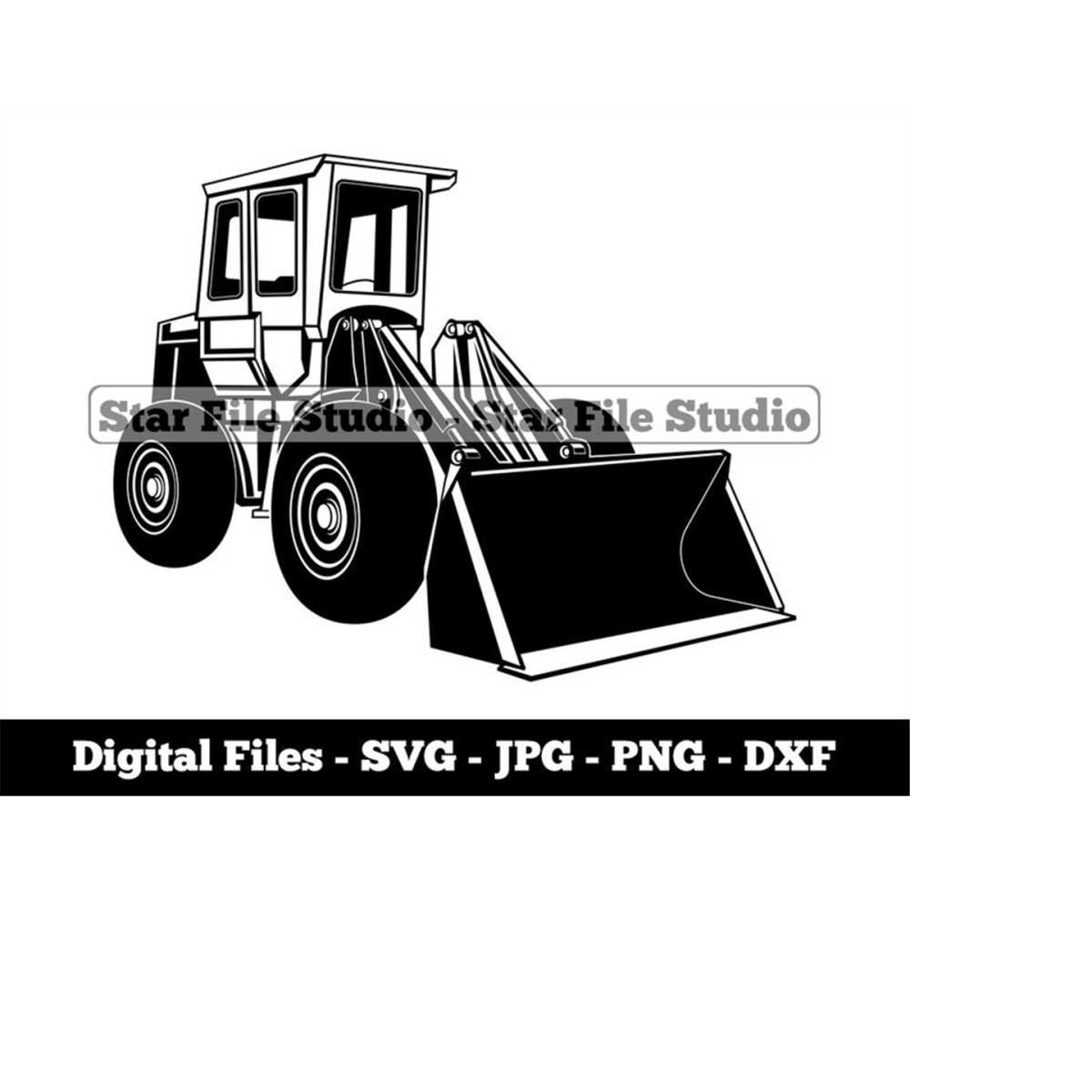 Wheel Loader 3 Svg, Loader Svg, Heavy Equipment Svg, Loader | Inspire ...