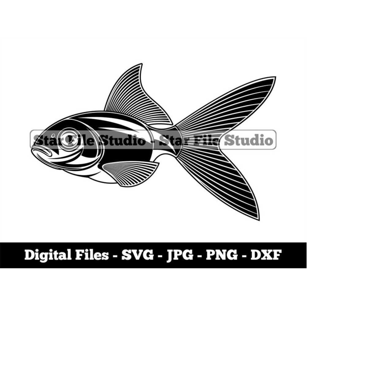 Gold Fish Svg, Aquarium Fish Svg, Pet Fish Svg, Gold Fish Pn | Inspire ...