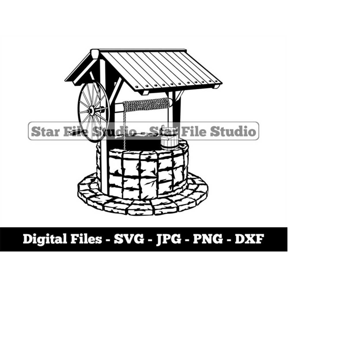 Water Well Svg, Farm Well Svg, Well Svg, Water Well Png, Wat - Inspire ...