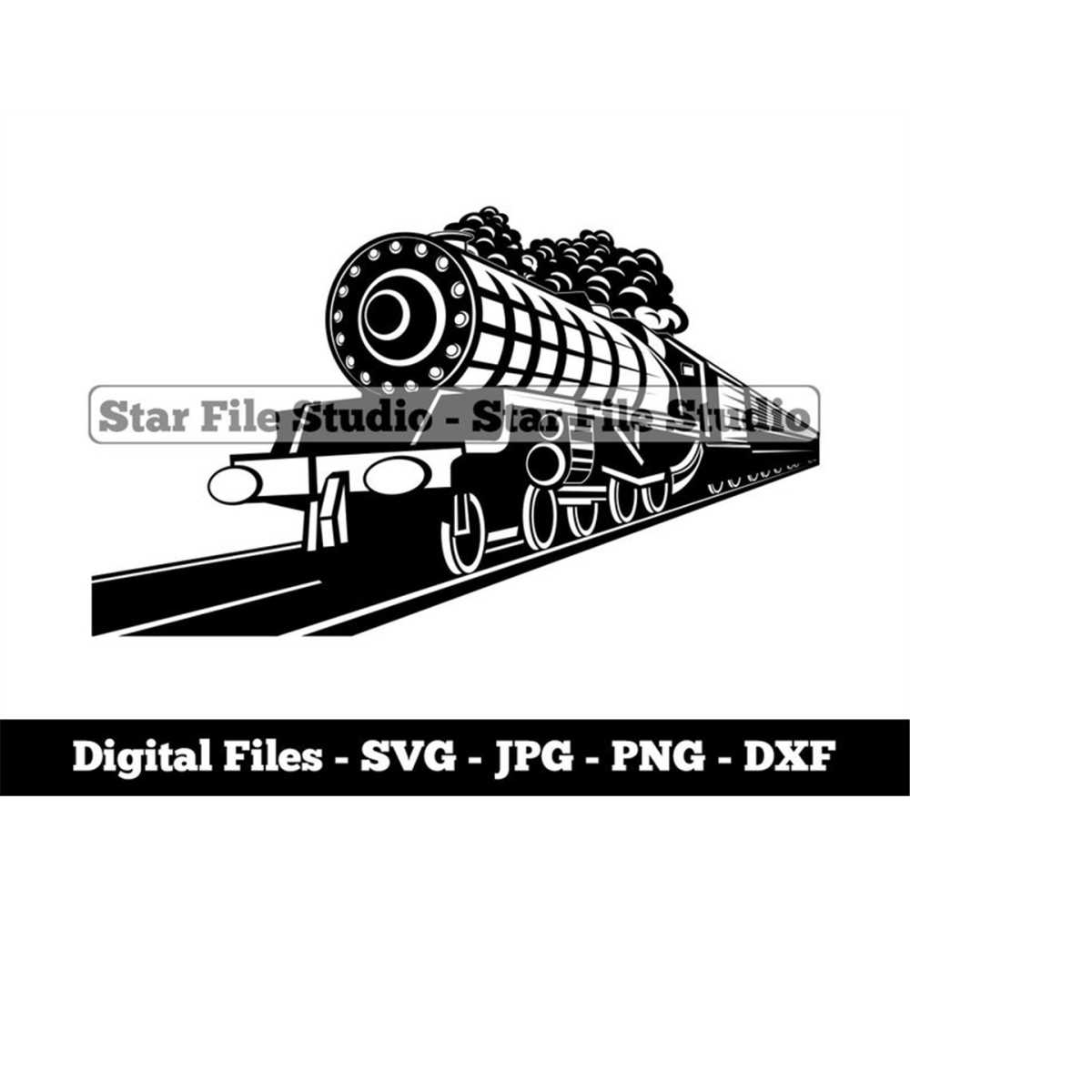 Train 5 Svg, Steam Engine Svg, Locomotive Svg, Train Png, Tr - Inspire ...