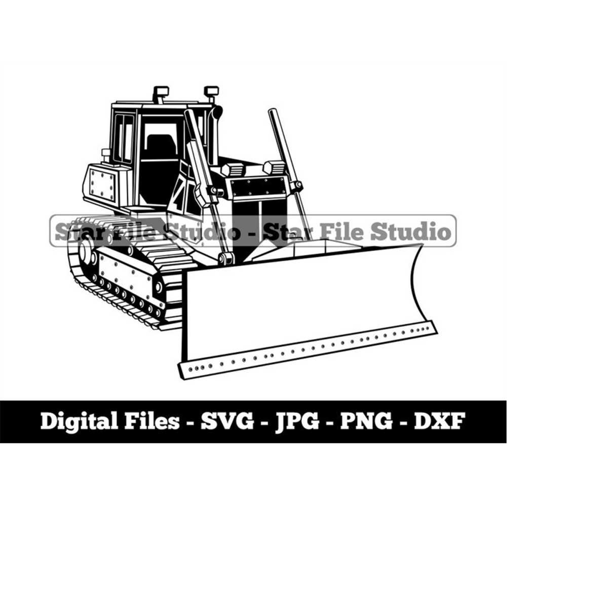 Crowler Dozer 2 Svg, Bulldozer Svg, Heavy Equipment Svg, Cro | Inspire ...