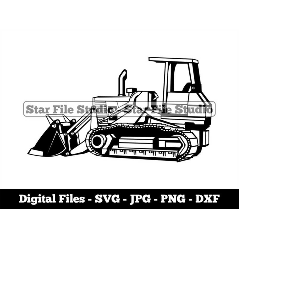 Bulldozer 10 Svg, Bulldozer Svg, Dozer Svg, Heavy Equipment | Inspire ...