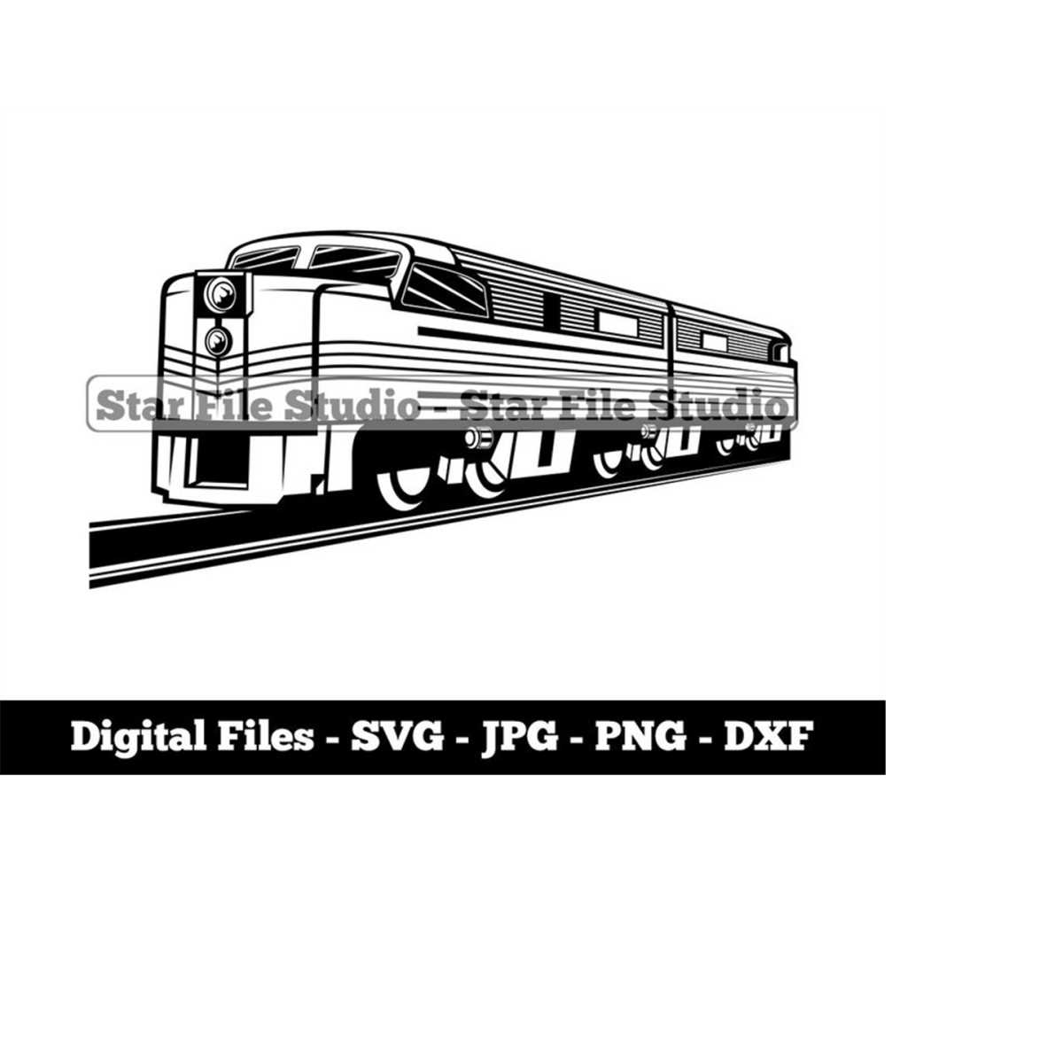 Locomotive 3 Svg, Locomotive Svg, Train Svg, Steam Engine Sv | Inspire ...