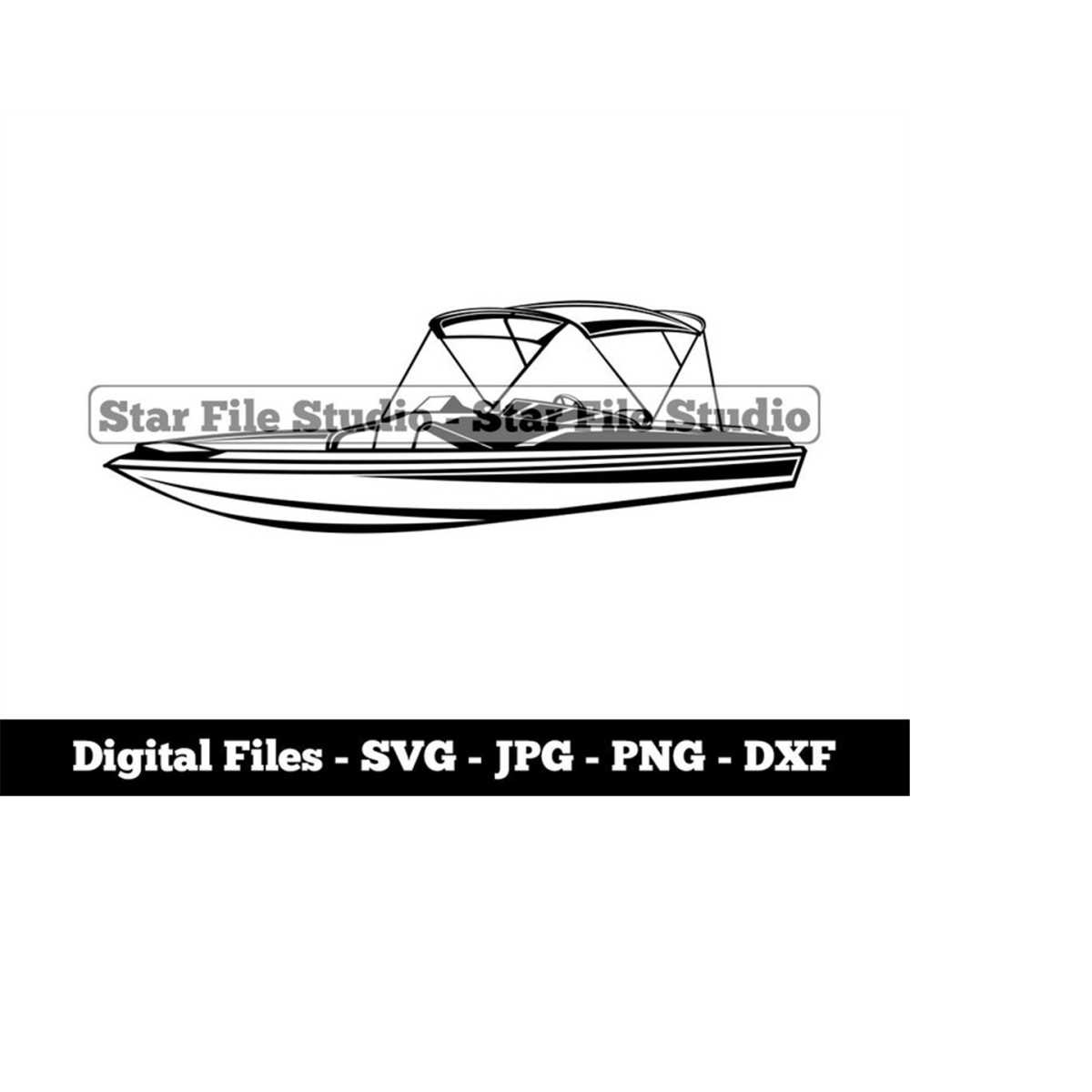 Speed Boat 2 Svg, Speed Boat Svg, Speedboat Svg, Motor Boat - Inspire ...