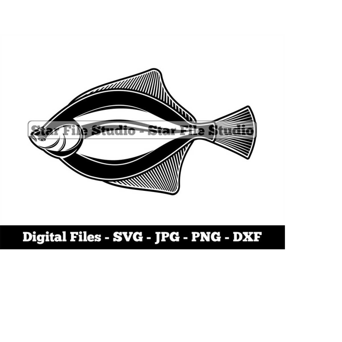 Flatfish Svg, Fishing Svg, Fish Svg, Flatfish Png, Flatfish | Inspire ...