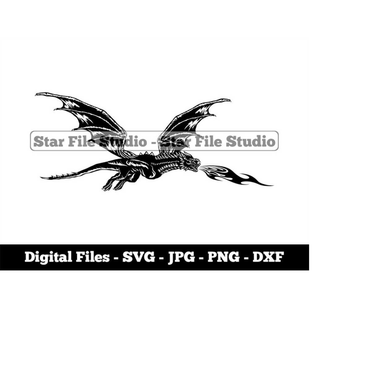 Fire Breathing Dragon Svg, Dragon Svg, Beast Svg, Dragon Png - Inspire ...