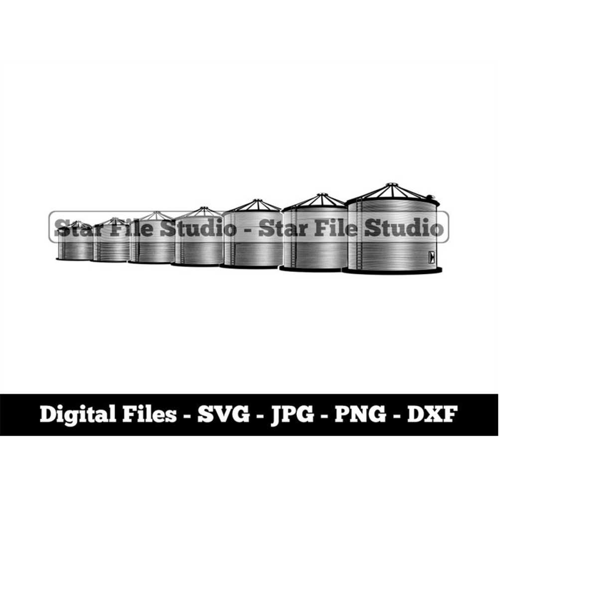 Silo Svg, Grain Storage Svg, Agriculture Svg, Farming Svg, S | Inspire ...
