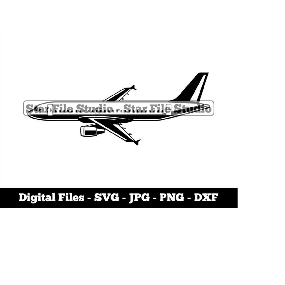 Airplane Flying View Svg, Airplane Svg, Airliner Svg, Flying - Inspire ...