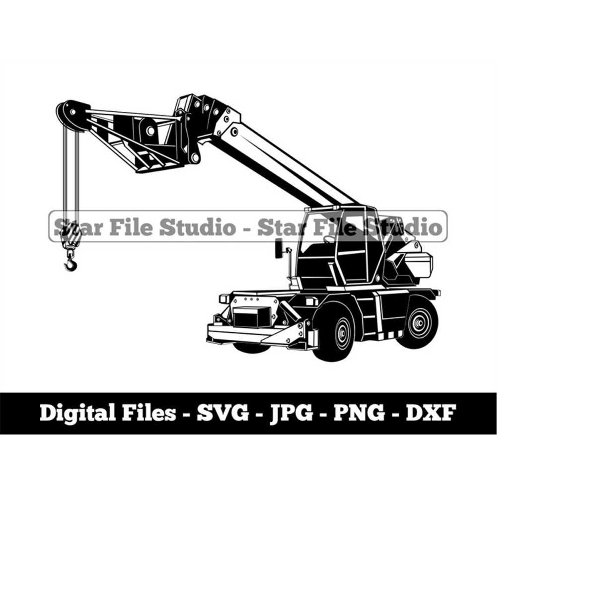 Rotary Telehandler Svg, Rotating Telescopic Handler Svg, Hea - Inspire ...