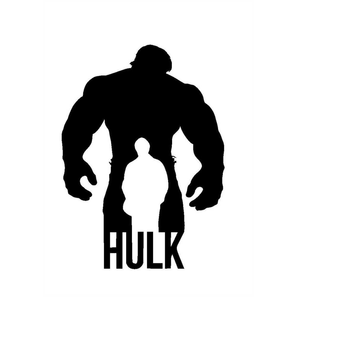 Hul k Silhouette svg/dxf/png/eps - Inspire Uplift