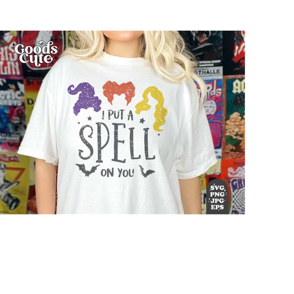 I Put a Spell On You SVG, Witch Sisters Svg, Spell Shirt Svg - Inspire ...