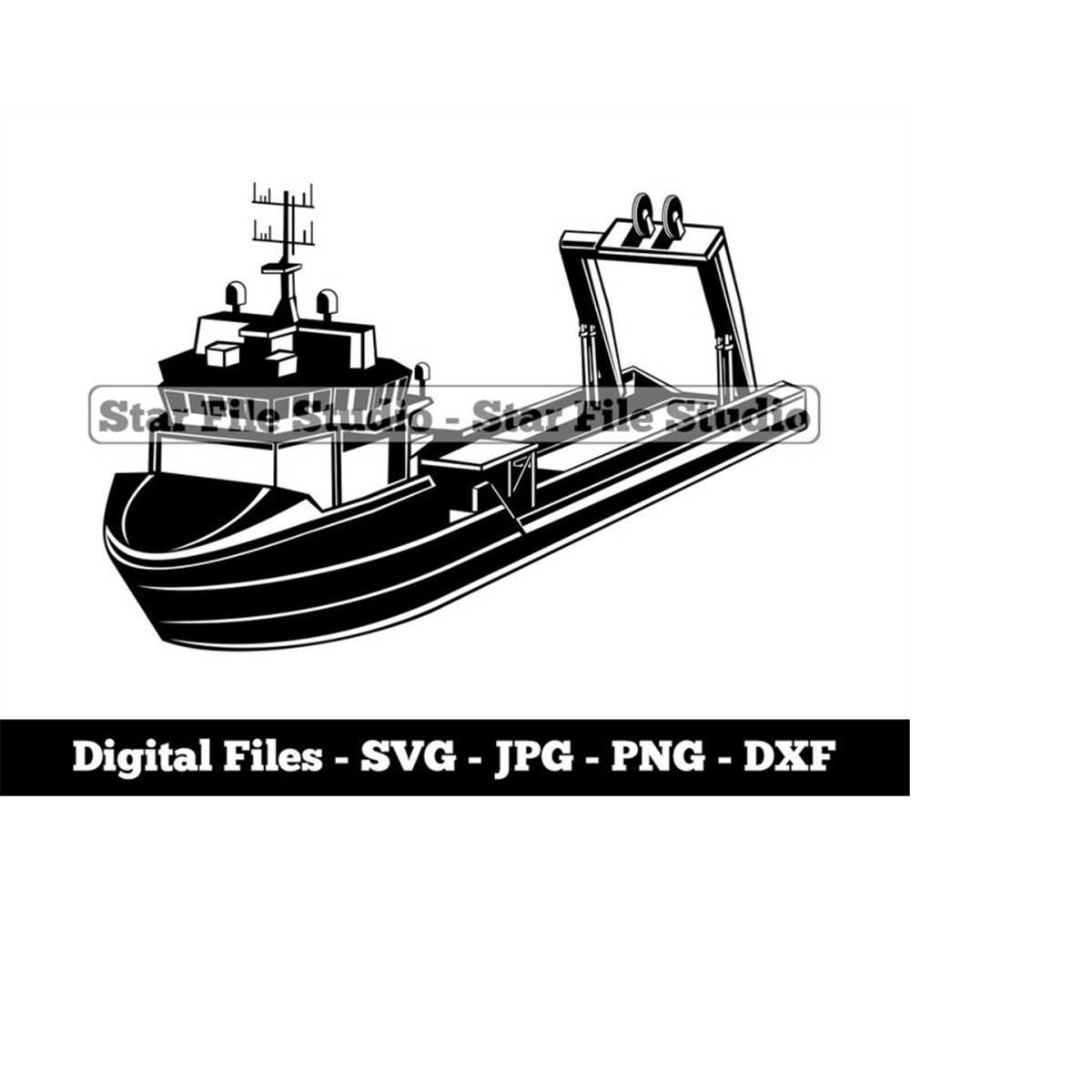 Anchor Handling Tug Supply Vessel Svg, Ship Svg, Navy Svg, S - Inspire ...