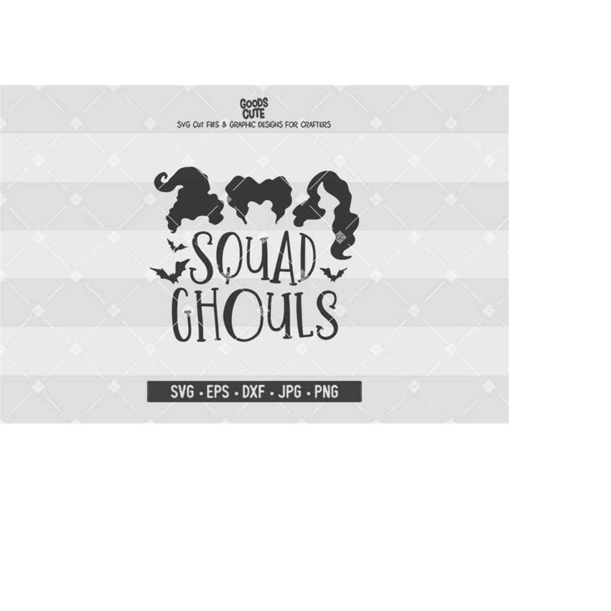 Squad Ghouls SVG Sanderson Sisters SVG Halloween Vector file - Inspire ...
