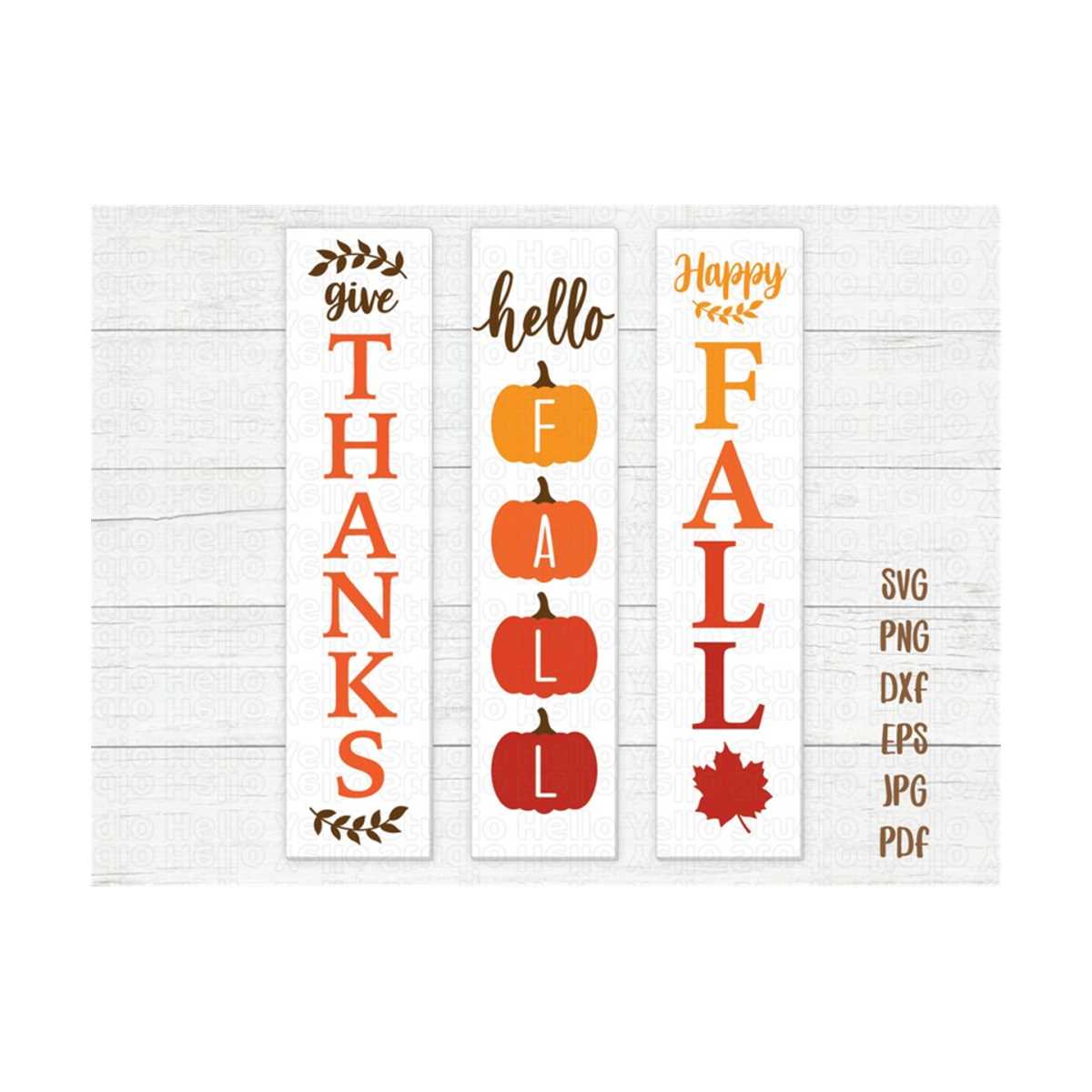 Fall Porch Sign Svg Bundle, Welcome Sign Svg, Halloween Porc | Inspire ...