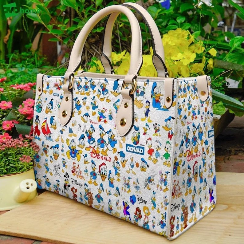 Donald Duck Leather Bag,Donald Duck Lovers Handbag,Donald Du | Inspire ...