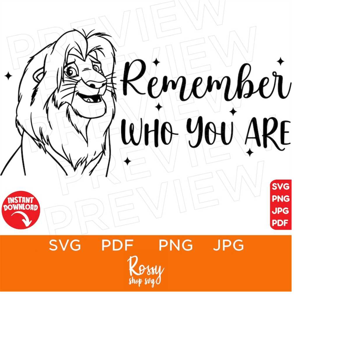 Remember Who You Are The Lion King SVG , Simba, Disneyland E | Inspire ...