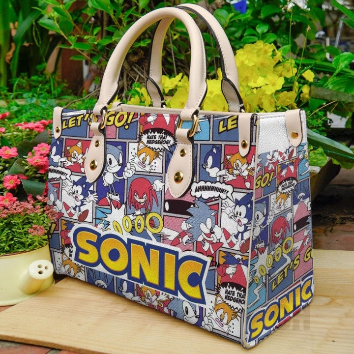 Sonic The Hegdehog Leather Handbag,Sonic Bag,Sonic Lovers Ha - Inspire ...