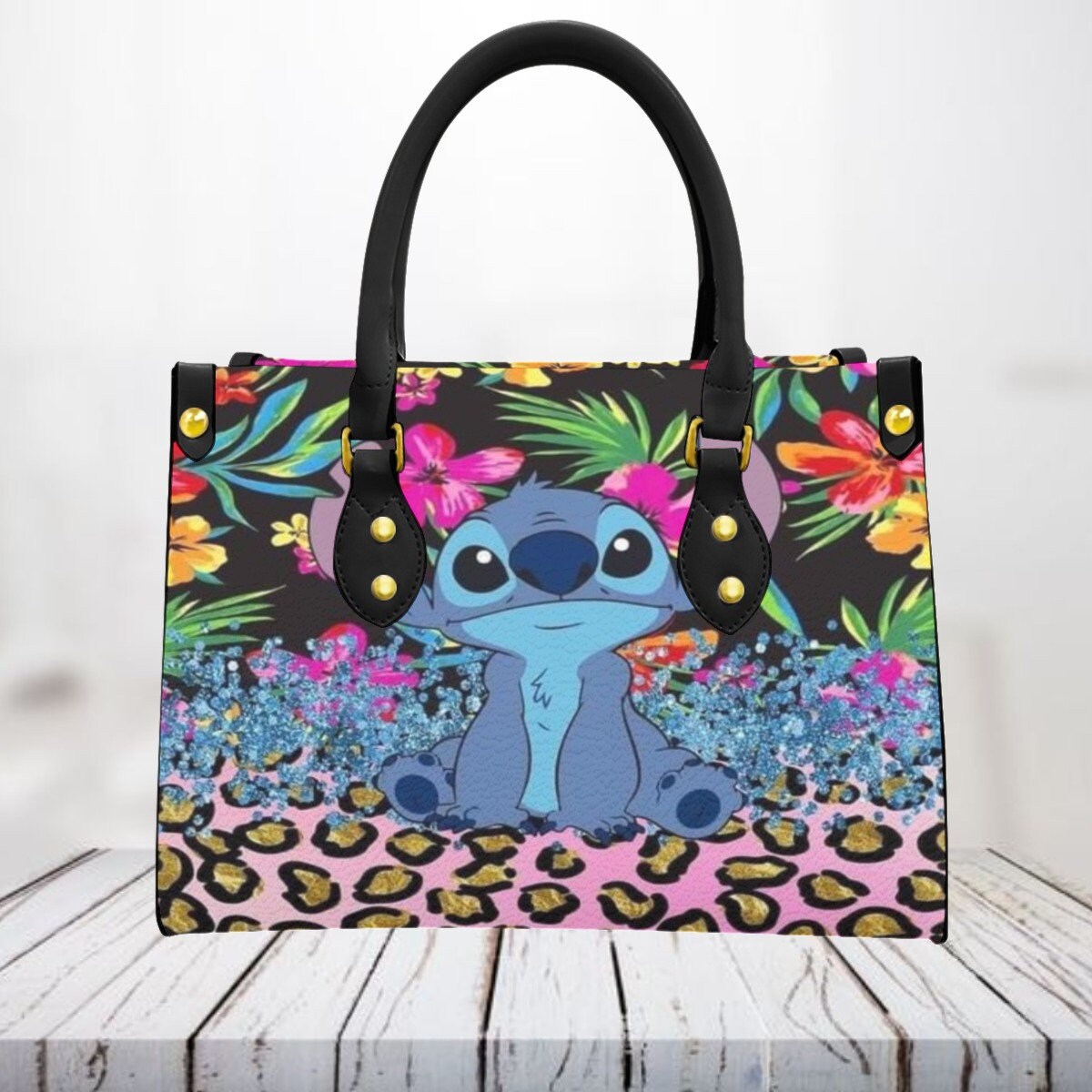 Stitch Leather Bags,Lilo and Stitch, Stitch Lovers HandBag - Inspire Uplift