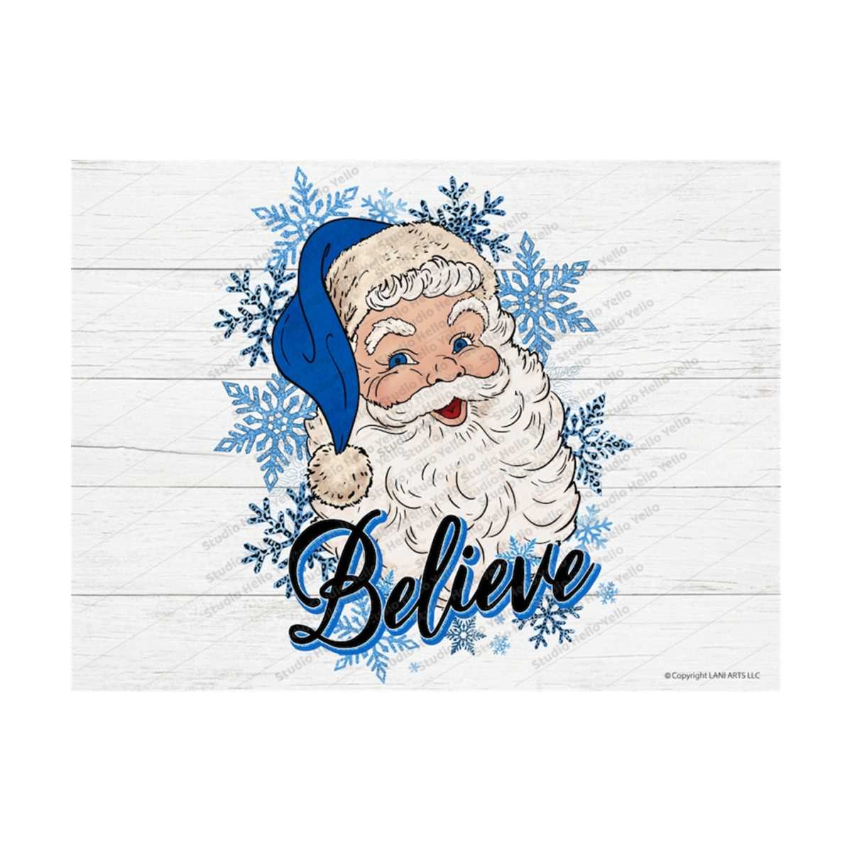Santa believe PNG, Santa Png, Christmas Png,Santa sublimatio | Inspire ...