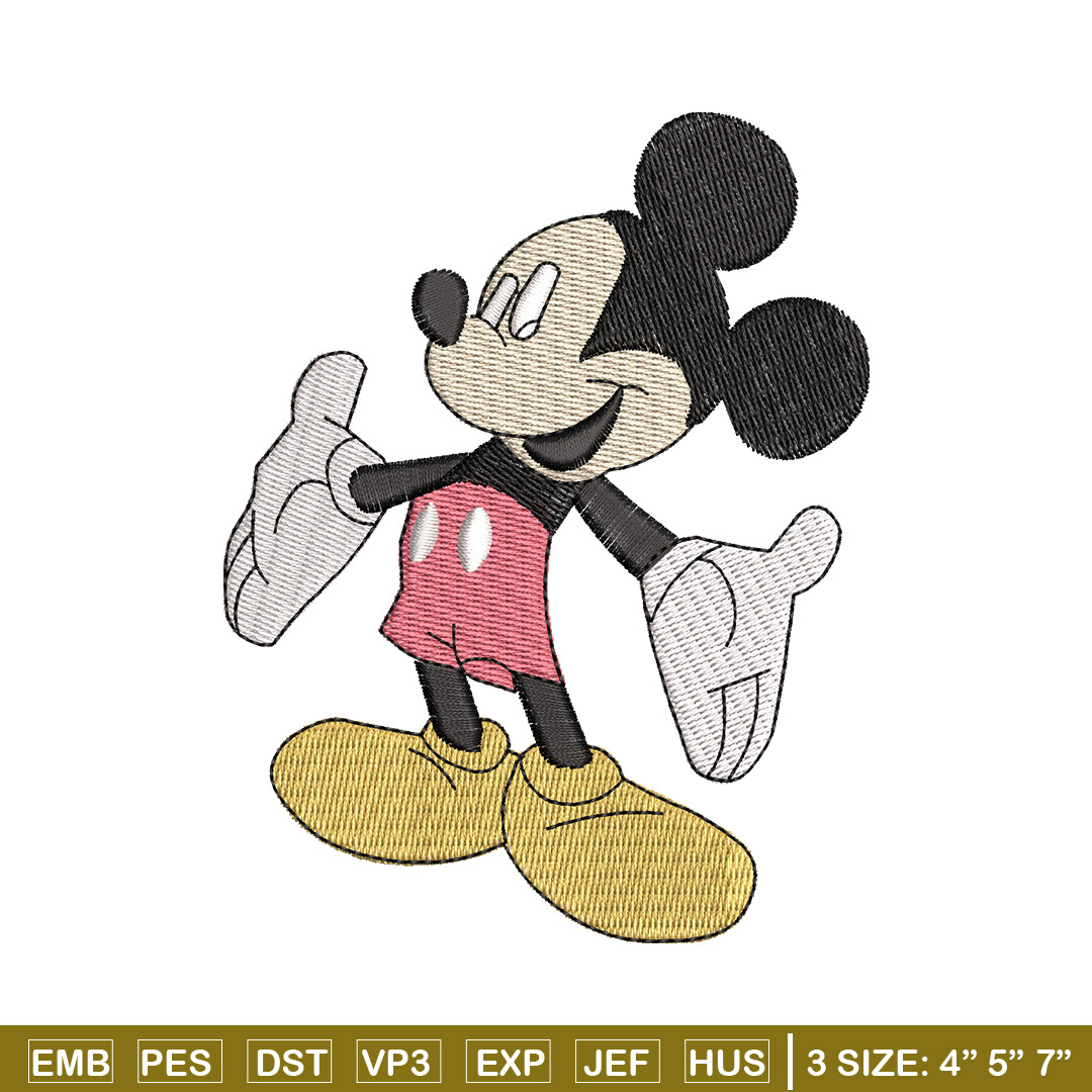Mickey mouse embroidery design, Disney embroidery,Embroidery | Inspire ...