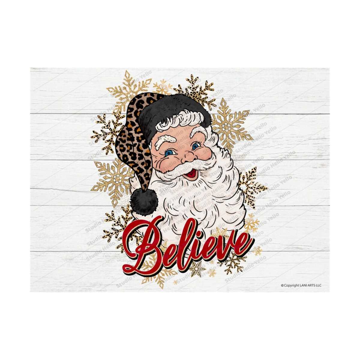 Santa believe PNG, Santa Png, Christmas Png, Santa sublimati - Inspire ...