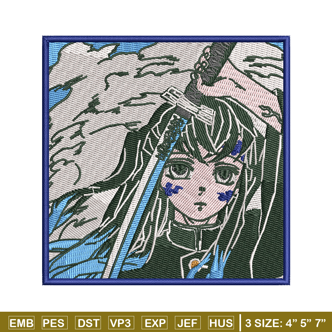 Muichiro embroidery design, Muichiro embroidery, Embroidery | Inspire ...