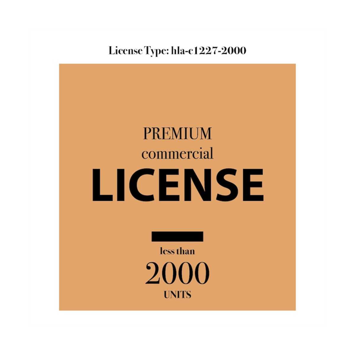Commercial License | LICENSE TYPE: hla-c1227-2000 | Up to 20 | Inspire ...