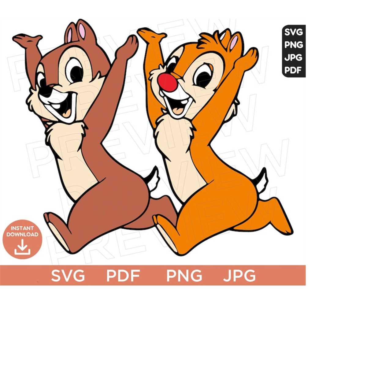 Vector Svg Chip and Dale Ears SVG, Chip 'N Dale Rescue Range - Inspire ...