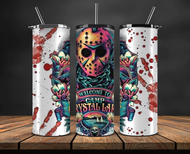 Halloween 20oz Tumbler Wrap ,Horror films Tumbler Wrap PNG, | Inspire ...