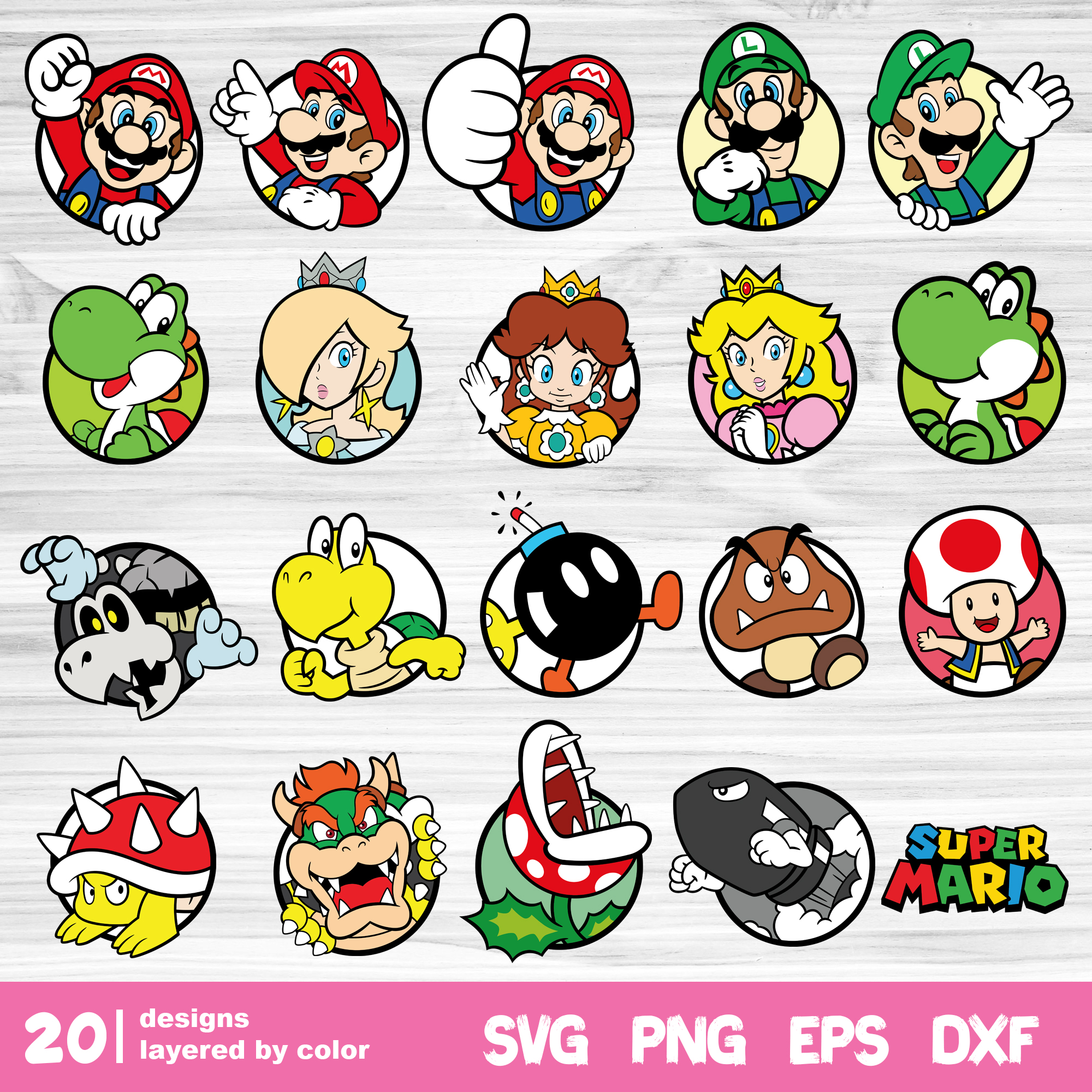 super mario svg bundle, super mario png, mario svg, luigi sv - Inspire Uplift