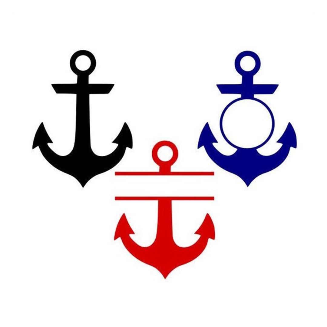 Anchor SVG, Anchor Monogram Frame SVG, Digital Download, Cut | Inspire ...