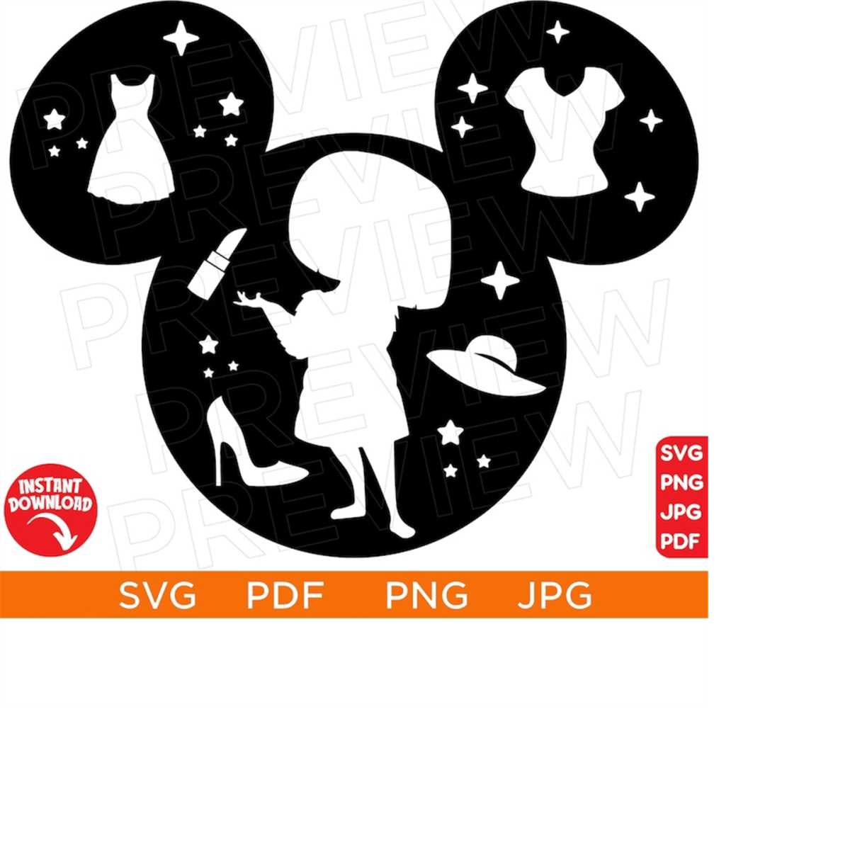Edna Mode SVG The incredibles SVG Disneyland Ears Clipart La - Inspire ...