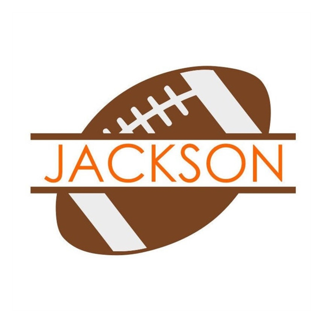 Football SVG, Football Name Frame SVG, Digital Download, Cut - Inspire ...