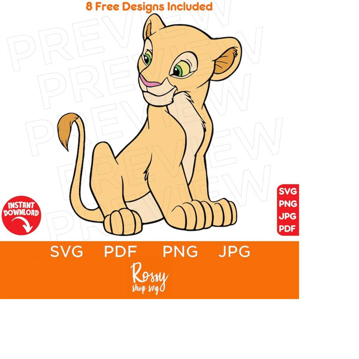 The Lion King SVG, Nala Svg, Disneyland Ears,Silhouette, Fam - Inspire ...