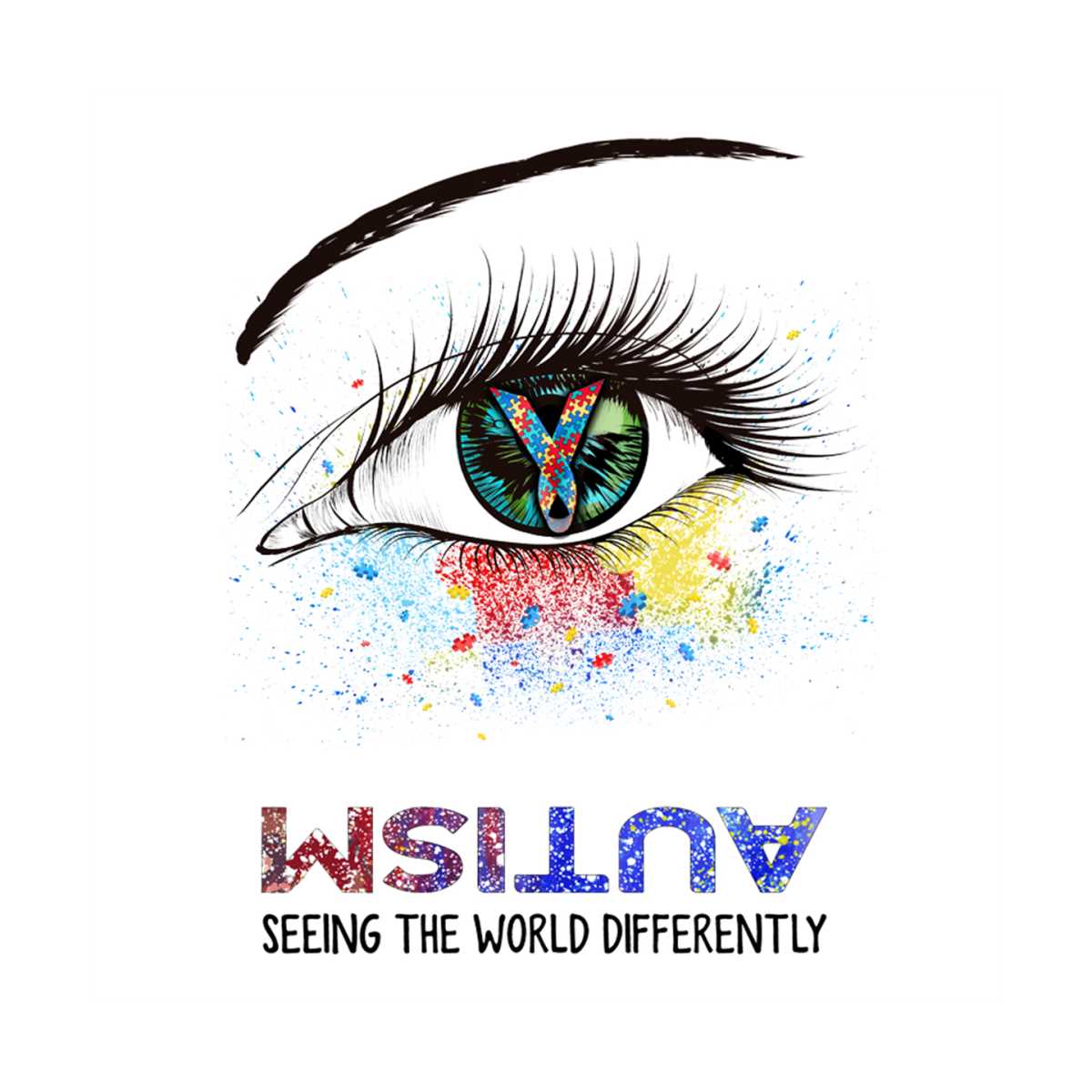 Seeing The World Differently, Autism, Eyes Svg, Autism Svg, | Inspire ...