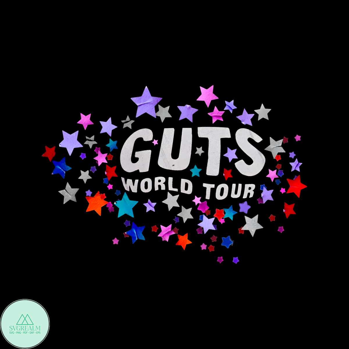 Vintage Olivia Rodrigo Guts World Tour PNG Download | Inspire Uplift
