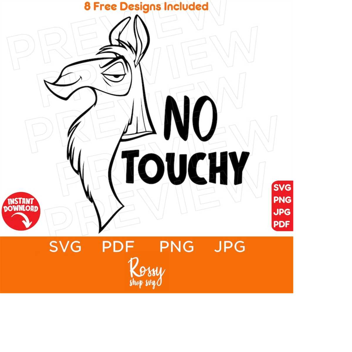 No touchy SVG The Emperor's New Groove SVG, Kuzco svg, Disne - Inspire ...