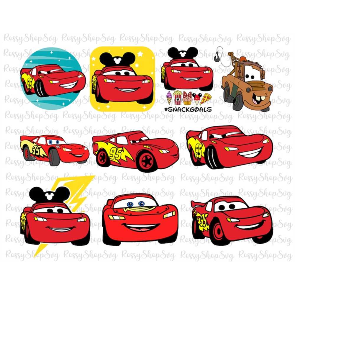 Bundle Cars Svg, Lightning Mcqueen SVG Family Trip Svg, Vaca - Inspire ...